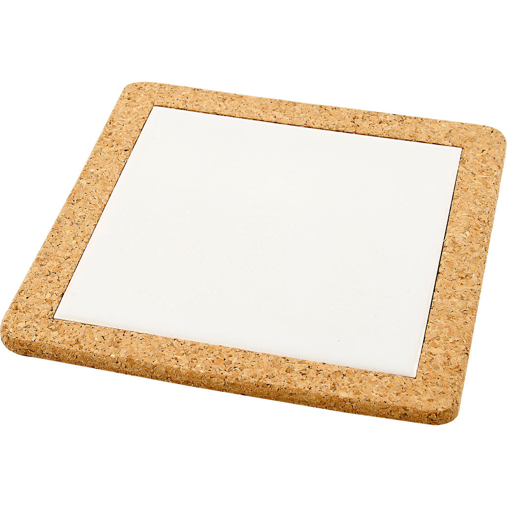 Trivet with cork frame